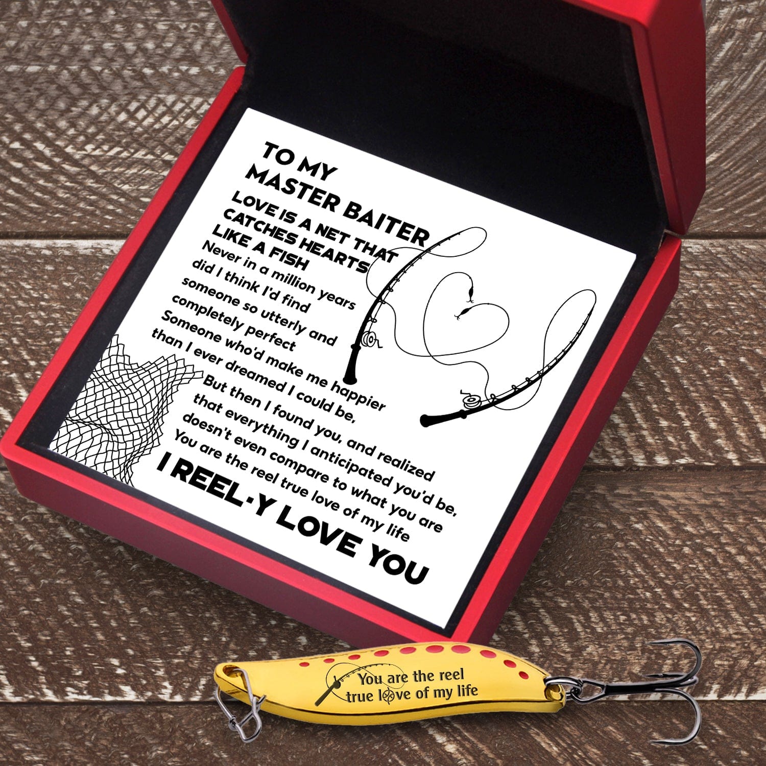 Fishing Lures - Fishing - To My Master Baiter - Love Is A Net That Cat ...